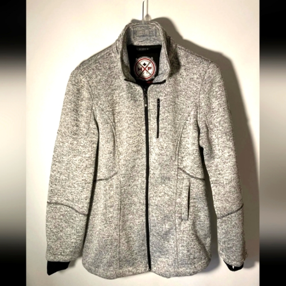 Halifax Hfx High Performance Luna Knit Jacket In Heat… - Gem
